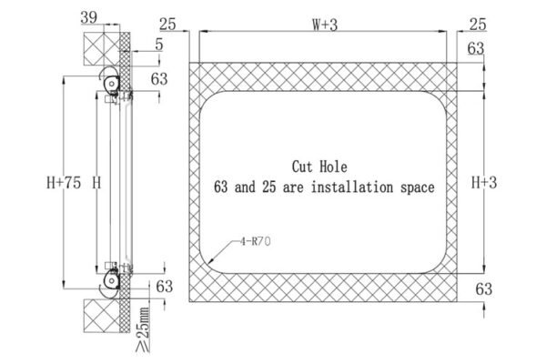 Push Out RV Windows (outside flat and inner convex ) - TOPOLO RV