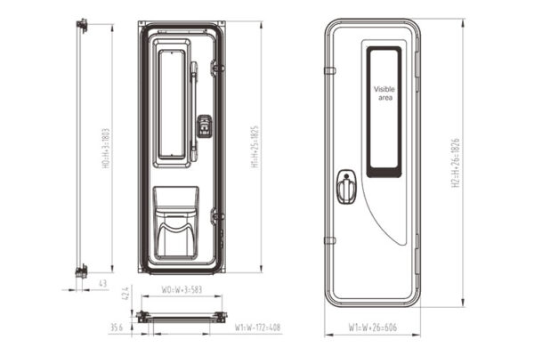 RV Passenger Doors - TOPOLO RV