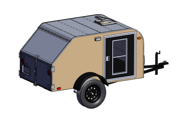 Design: 2.4m Small RV Trailers - TOPOLO RV
