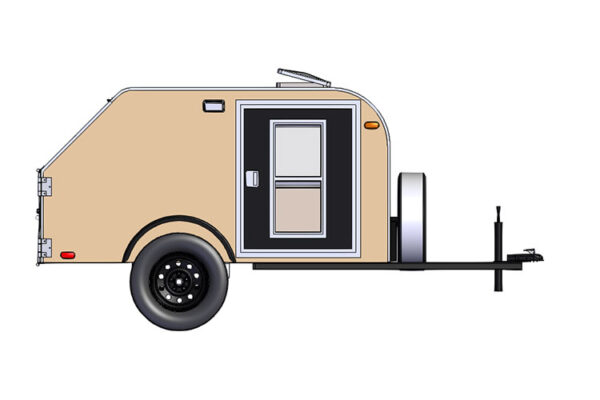 Design: 2.4m Small RV Trailers - TOPOLO RV